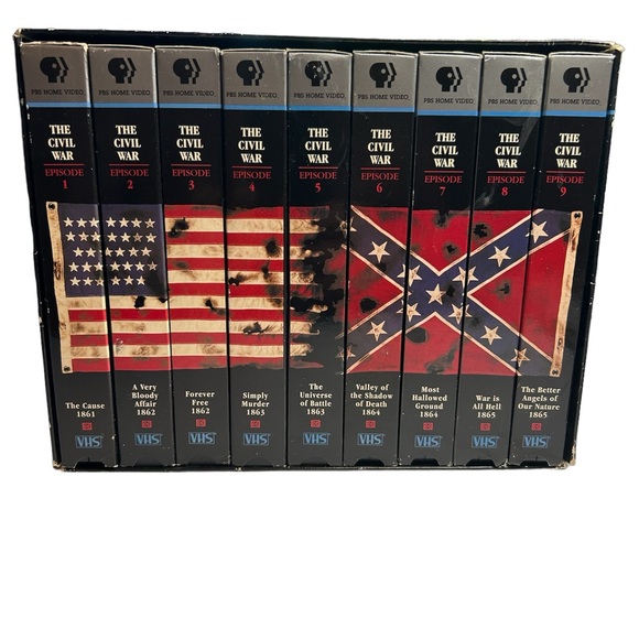 PBS VHS | Other | The Civil War Original Ken Burns Directed Pbs Series ...